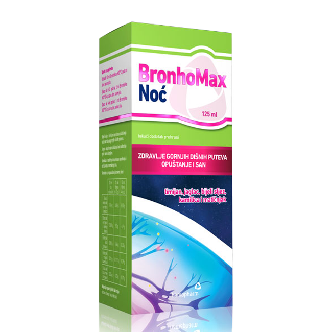 HAMAPHARM BRONHOMAX NOĆ SIRUP 125ML