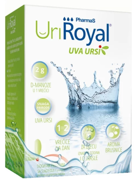 PHARMAS URIROYAL® UVA URSI, DODATAK PREHRANI, VREĆICE S PRAŠKOM ZA ...