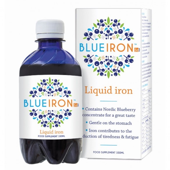 BLUE IRON TEKUĆI DODATAK PREHRANI SA ŽELJEZOM I VITAMINIMA 330ML