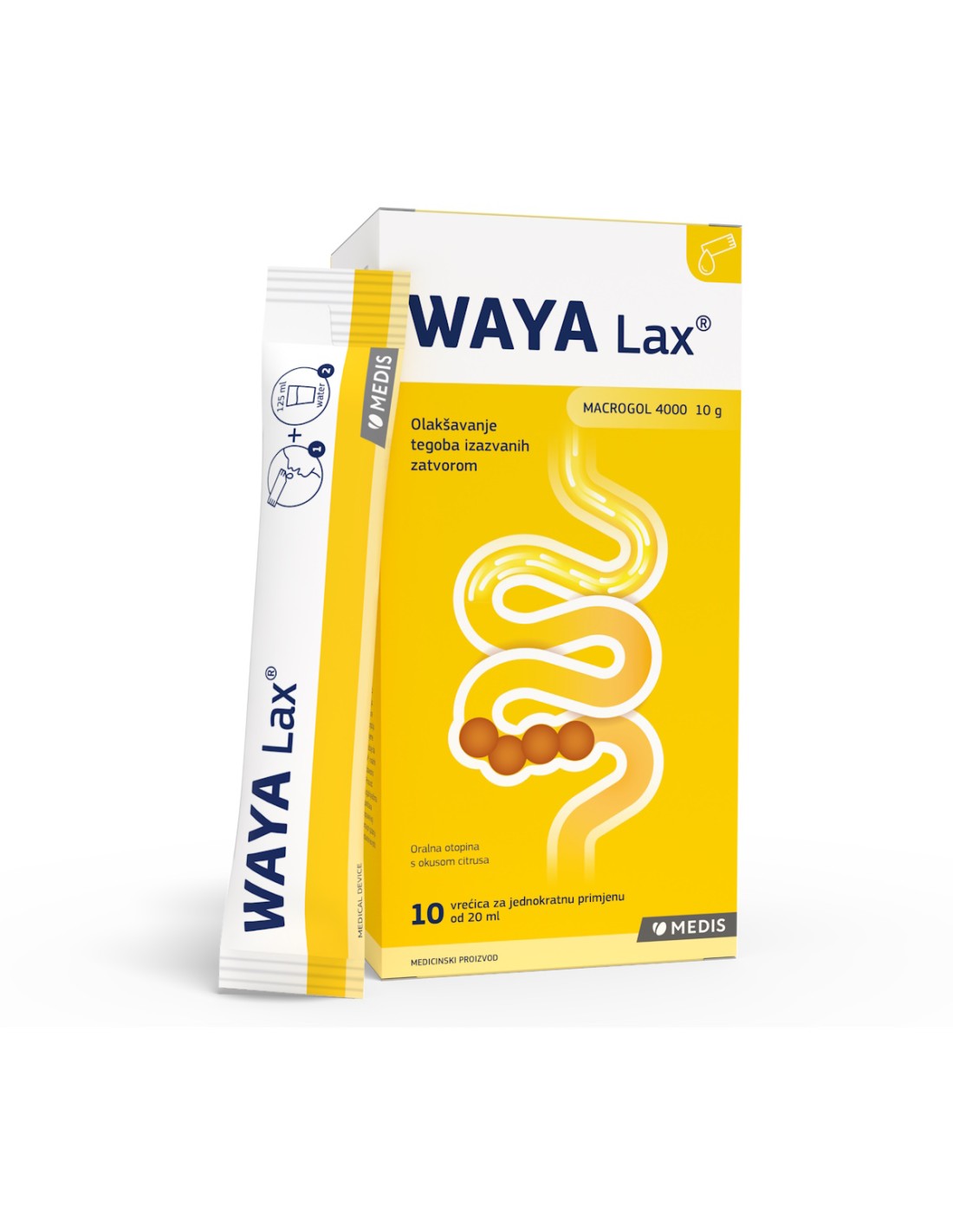WAYA LAX VREĆICE ORALNE OTOPINE 10X20ML