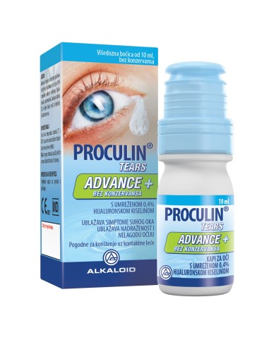 PROCULIN TEARS ADVANCE+ KAPI ZA OČI 10ML
