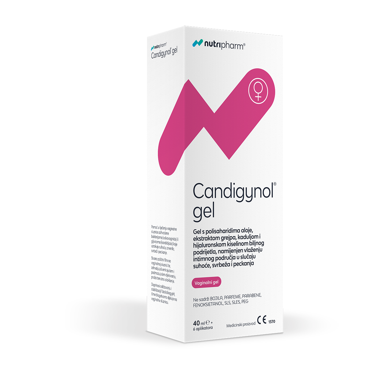 NUTRIPHARM CANDIGYNOL GEL + APLIKATOR 40ML