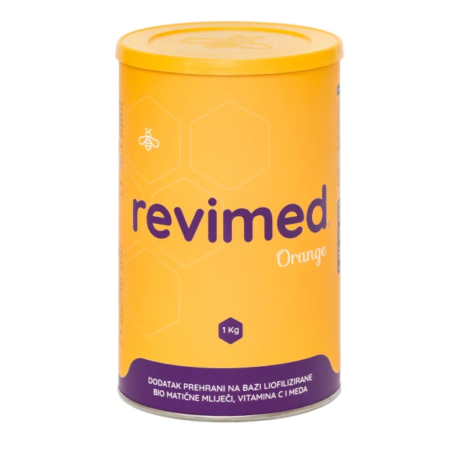 REVIMED® Orange BIO matična mliječ, med, vitamin C 1000 g